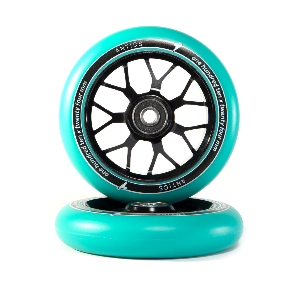 Antics Glider Wheels- Teal – North Scooters